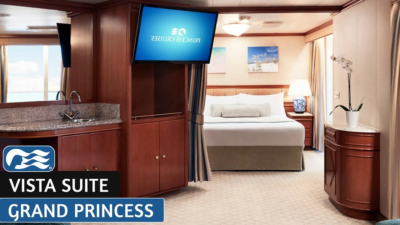Grand Princess | Vista Suite | Full Walkthrough Tour & Review | 4K ...