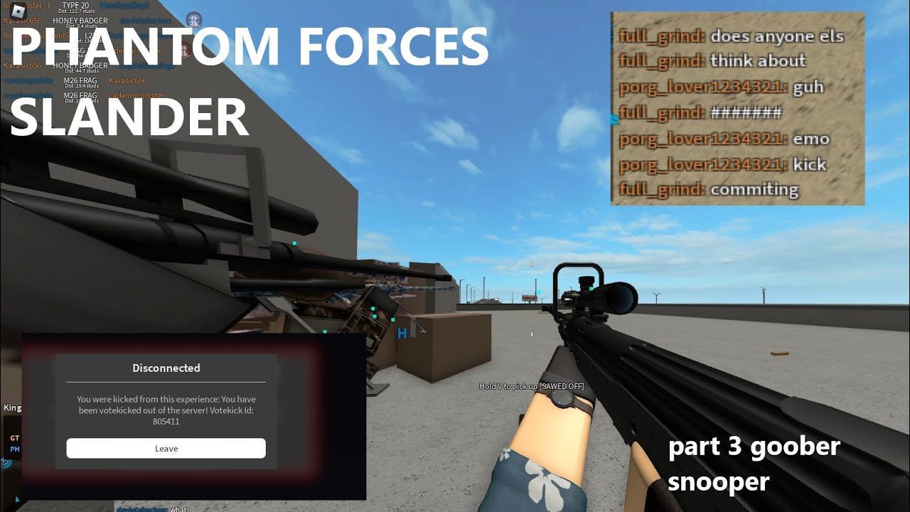 phantom forces slander: part 3 goober snooper - YouTube