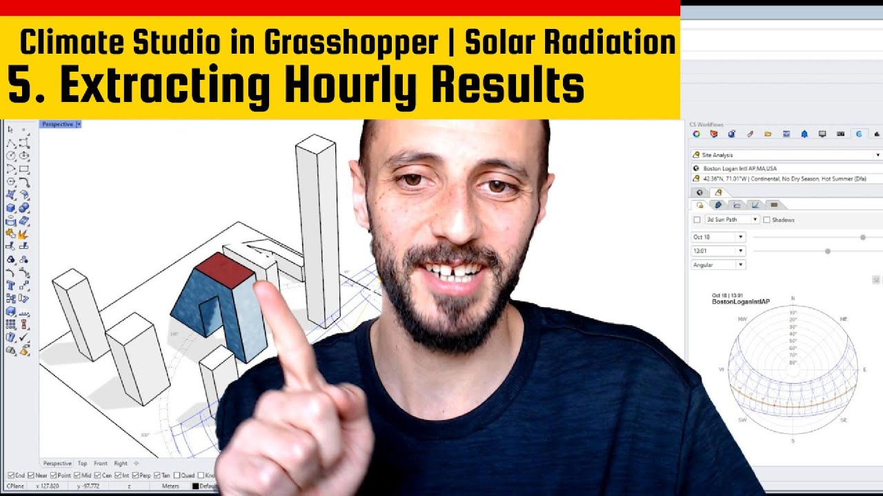 5- Hourly Solar Data Extraction in Climate Studio #SolarData # ...