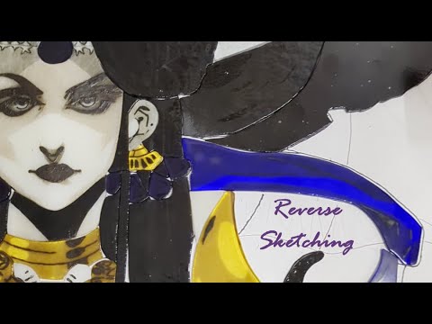 Nyx Panel Creation: Reverse Sketching Nyx's Armband - YouTube