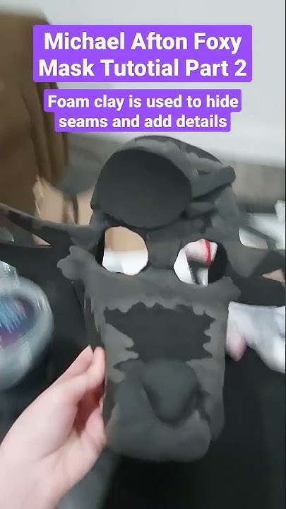 Michael Afton Foxy Mask Tutorial Part 2 - YouTube