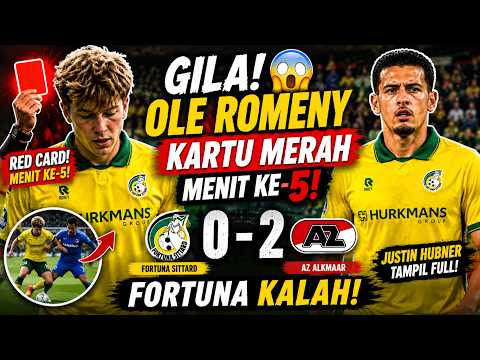 GILA! Ole Romeny Kartu Merah Menit 5, Fortuna Sittard Kalah 0-2 vs AZ Alkmaar 😱
