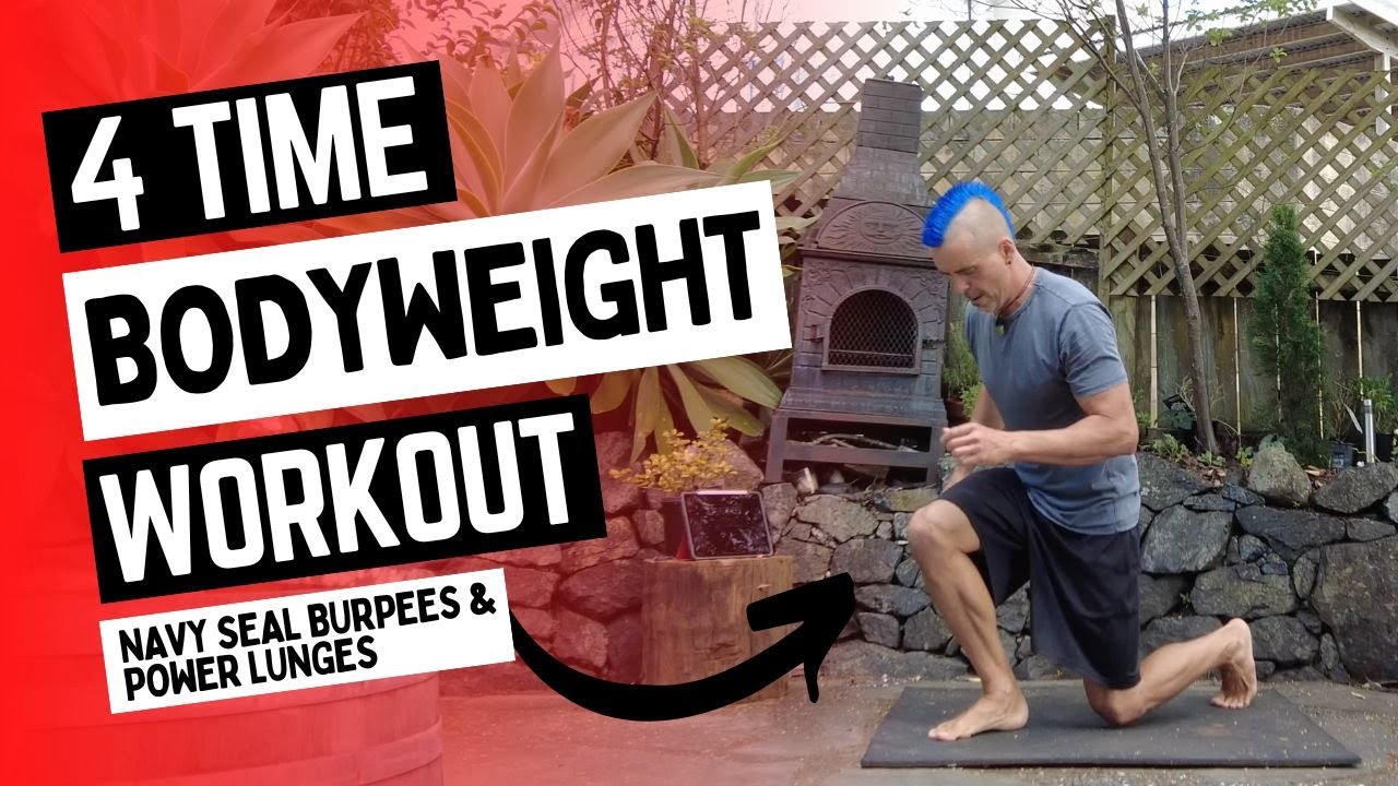 Follow Along Bodyweight Workout | 4 Time Pyramid Challenge | Navy Seal ...