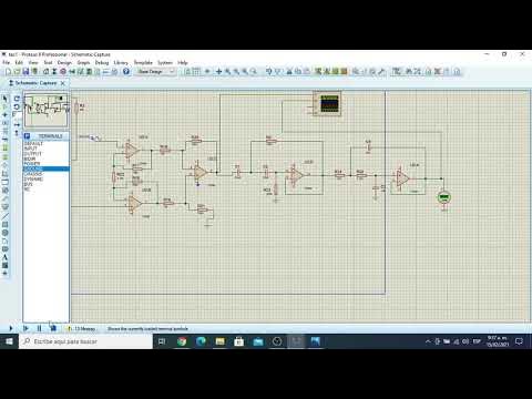 Electrocardiografo con Amplificadores Operacionales - YouTube