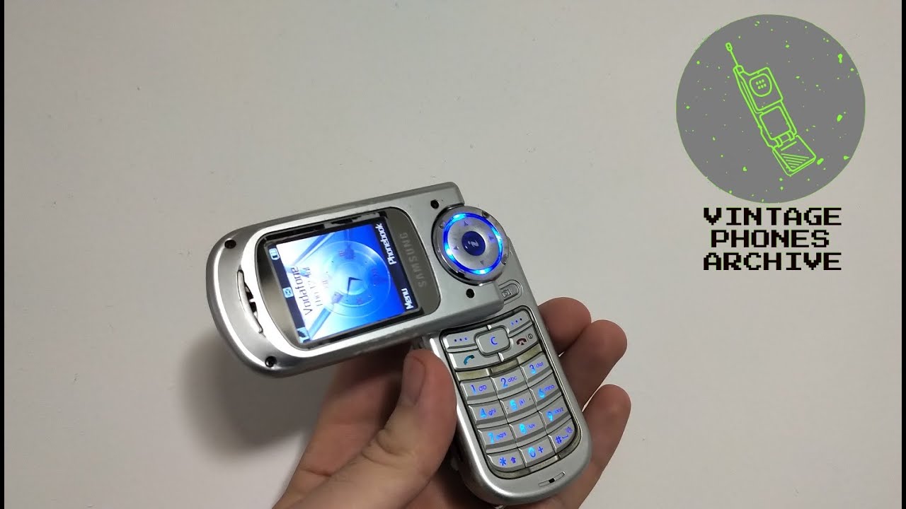 Samsung SGH-P730 Unique swivel design Mobile phone menu browse ...