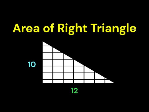 How to Find the Area of a Right Triangle | Step-by-Step - YouTube