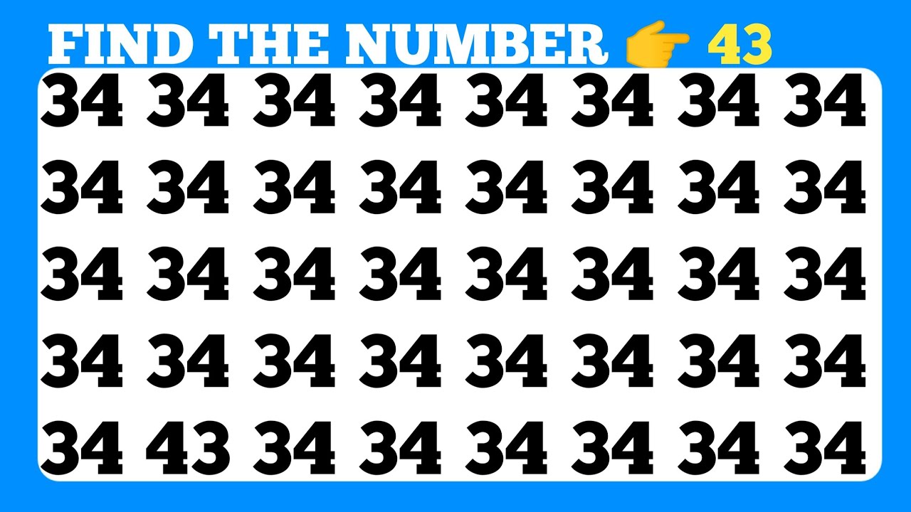 find the odd one out number and later challenge | only 1% can solve it ...