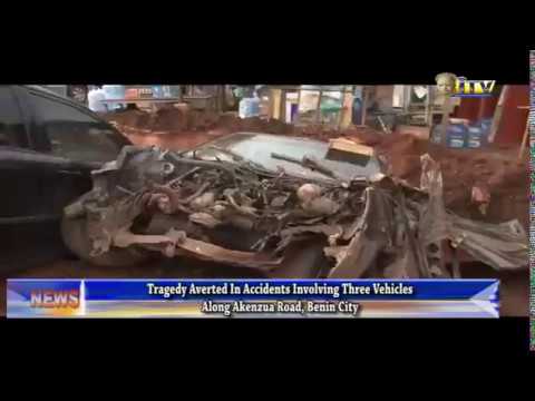 Tragedy averted in accidents involving 3 vehicles in Benin