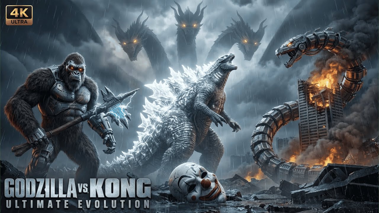 [FULL MOVIE] GODZILLA EVOLVED White Form & KONG vs VOID GHIDORAH: The ...