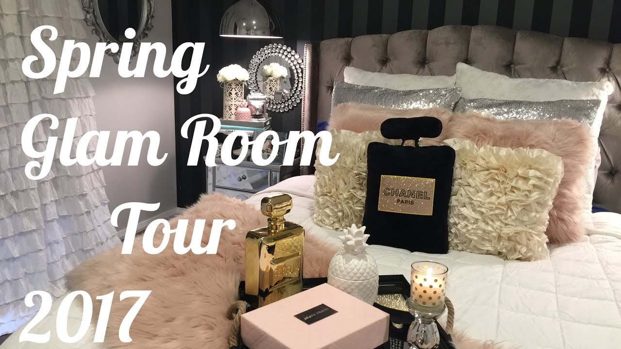 Spring Glam Room Tour 2017 - YouTube