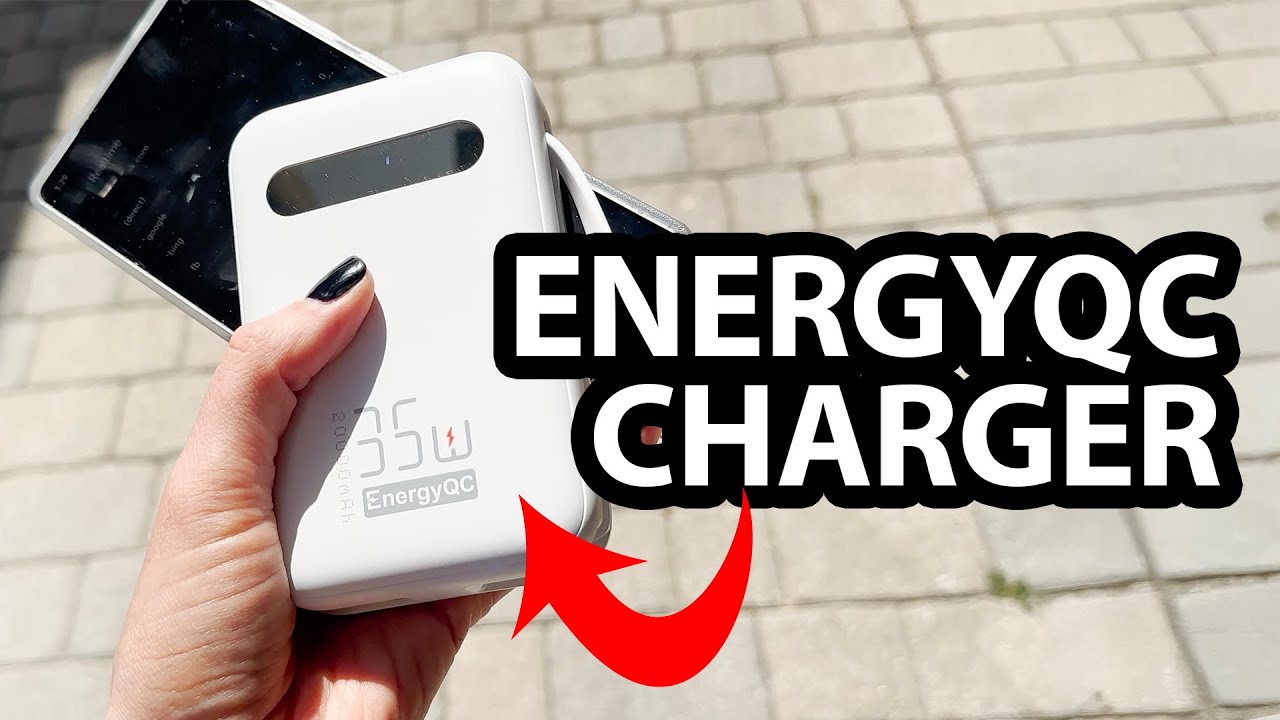 EnergyQC Power Bank TESTING 4 DEVICE CHARGES AT ONCE - YouTube