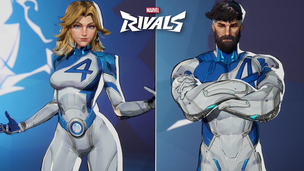 Marvel Rivals - Mr. Fantastic and Invisible Woman Character showcase ...