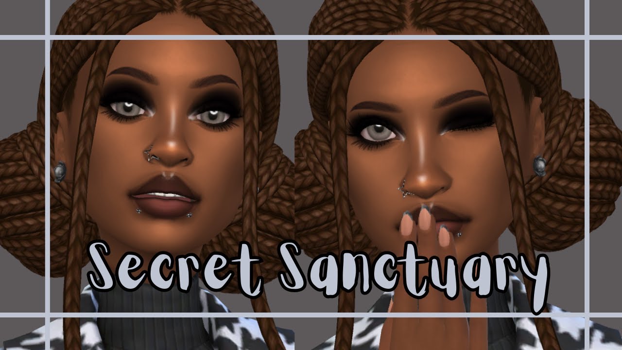 📚 Creating An Alt Sim Using The Secret Sanctuary Kit // The Sims 4 CAS ...