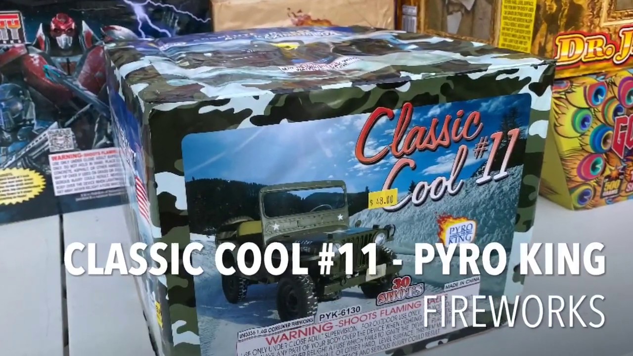Classic Cool #11 by Pyro King Fireworks - YouTube