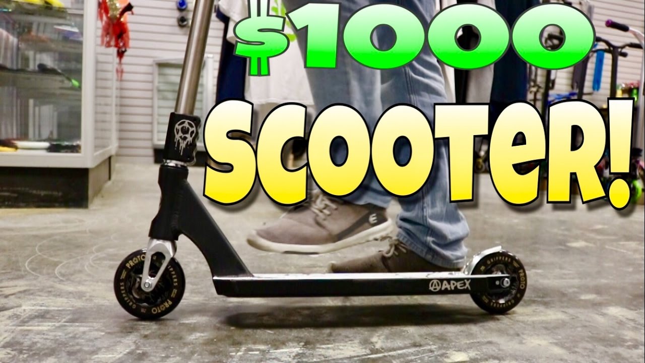 BUILDING $1000 DOLLAR CUSTOM SCOOTER BUILD - YouTube