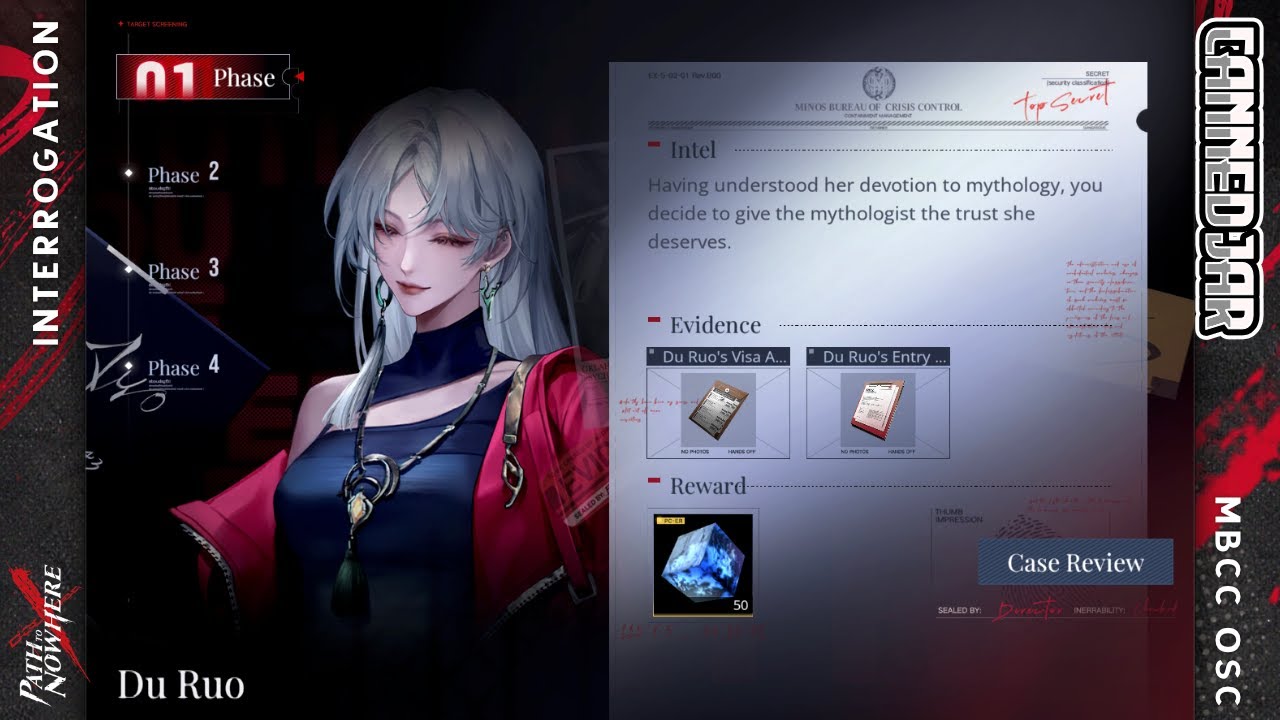 Du Ruo | Sinner Interrogation | Path to Nowhere (PTN) - YouTube