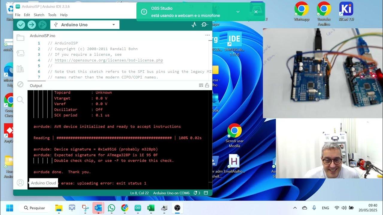 MELHOR - Solução para gravar bootloader em microcontrolador Arduino com ...