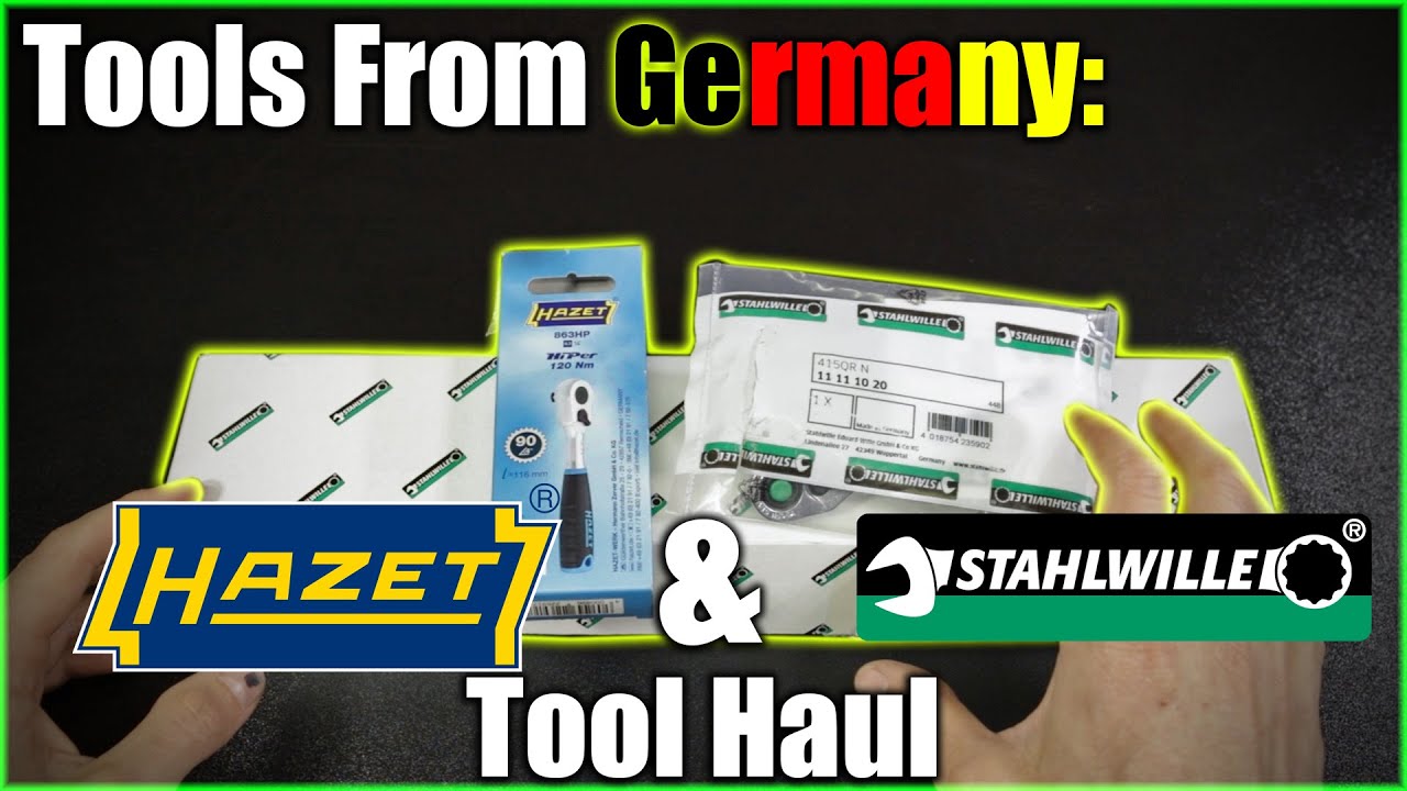 Tools From Germany: Stahlwille & Hazet Tool Haul - YouTube
