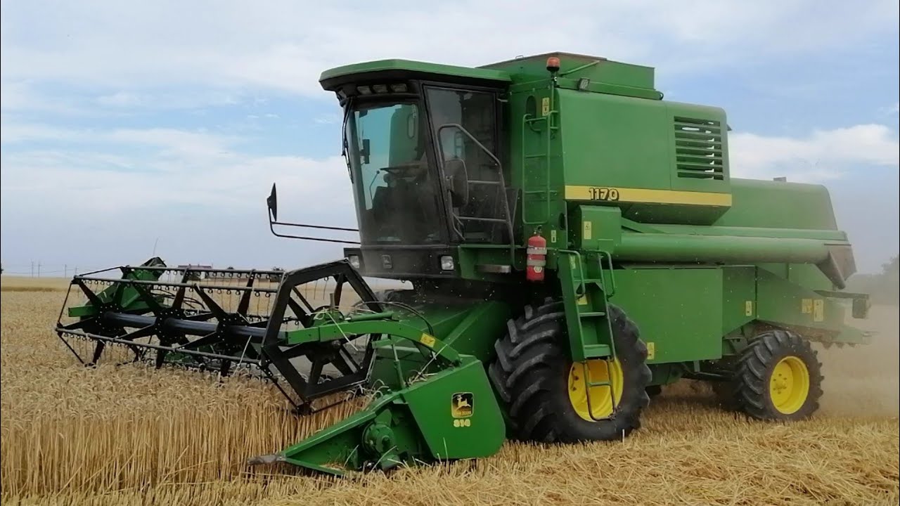 Żniwa pszenicy 2022!!! 🌾John deere 1170 & Zetor 4340 & Autosan d-633 ...