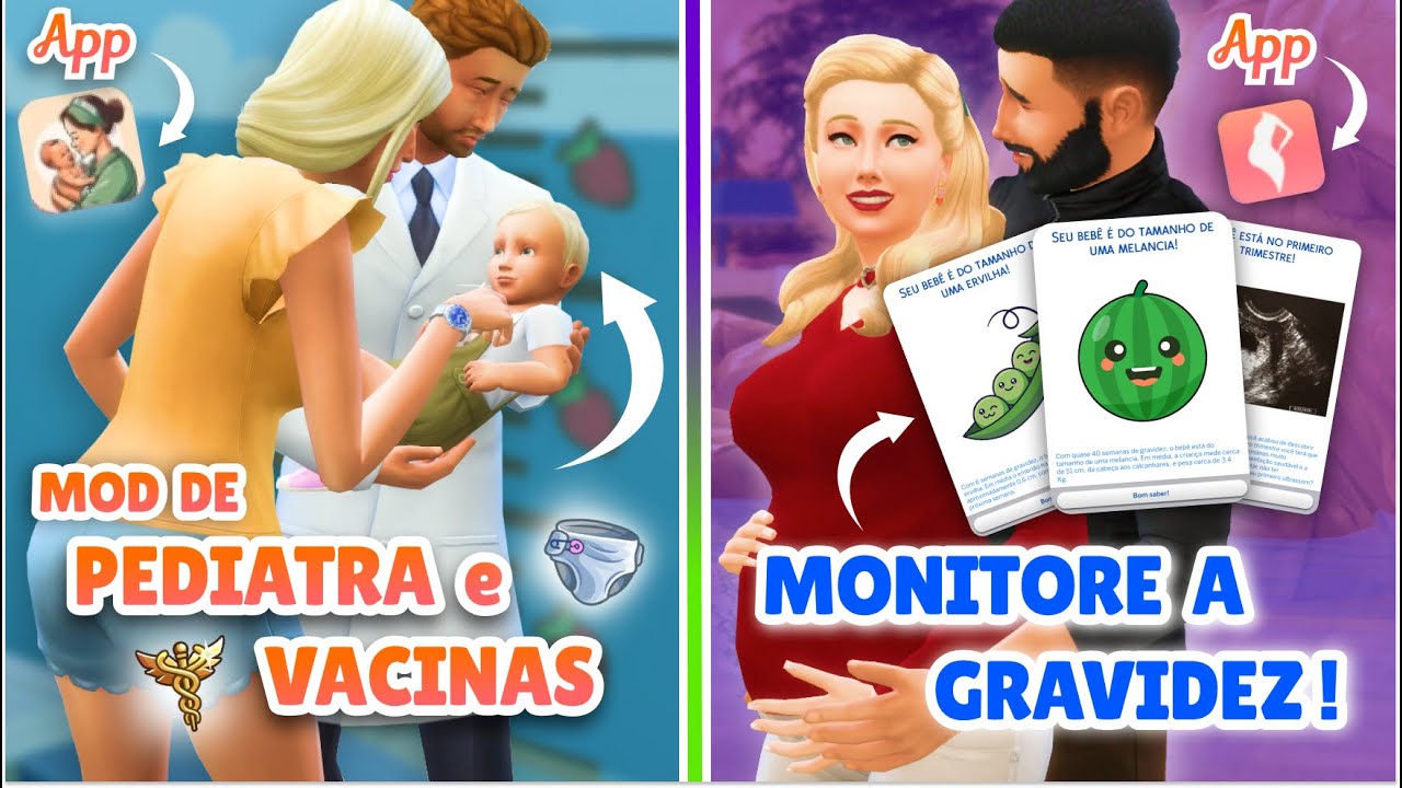 MODS para MATERNIDADE MAIS LEGAL | FIM DE SEMANA COM AVÓS, PEDIATRA ...