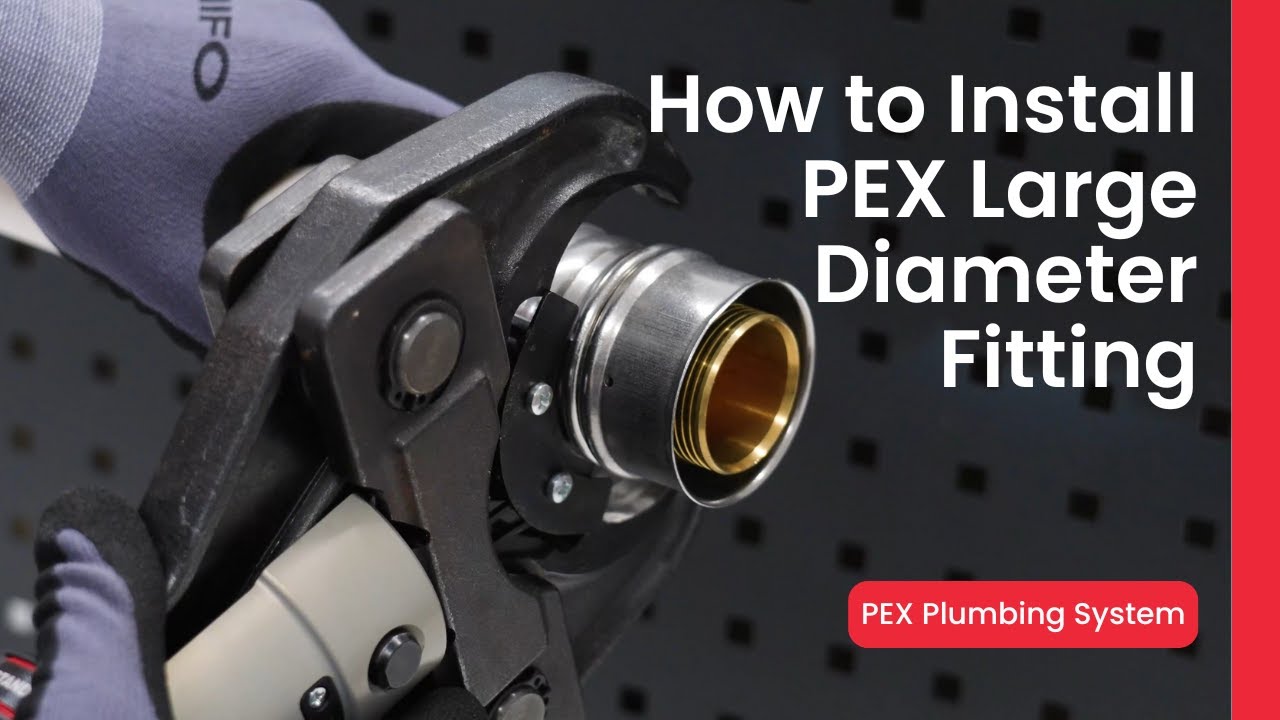 RIIFO | How to Install PEX Large Diameter Fitting - YouTube