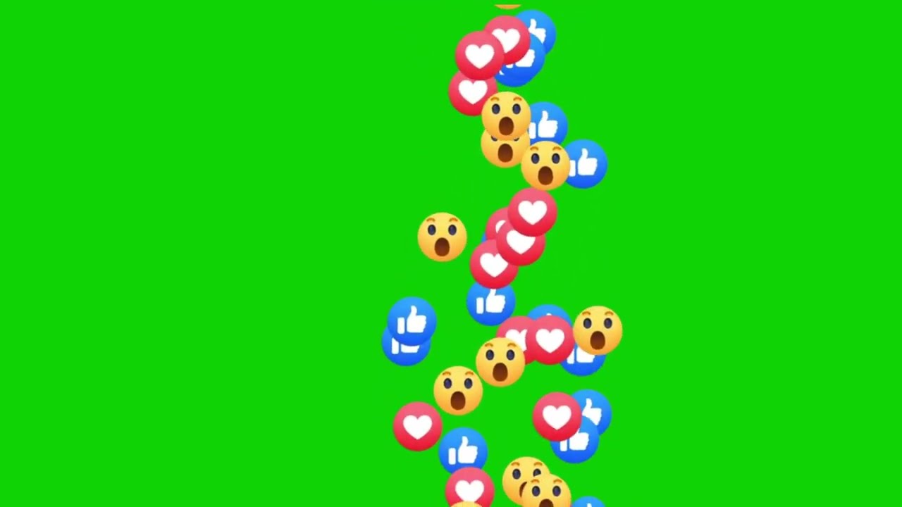 Facebook Live Emoji - Green Screen - YouTube