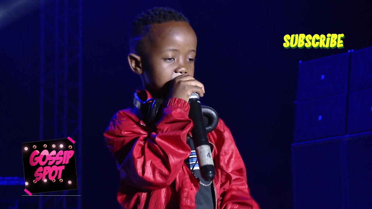 Fresh kid first ever performance on stage BAMBI HE WAS SHY - YouTube