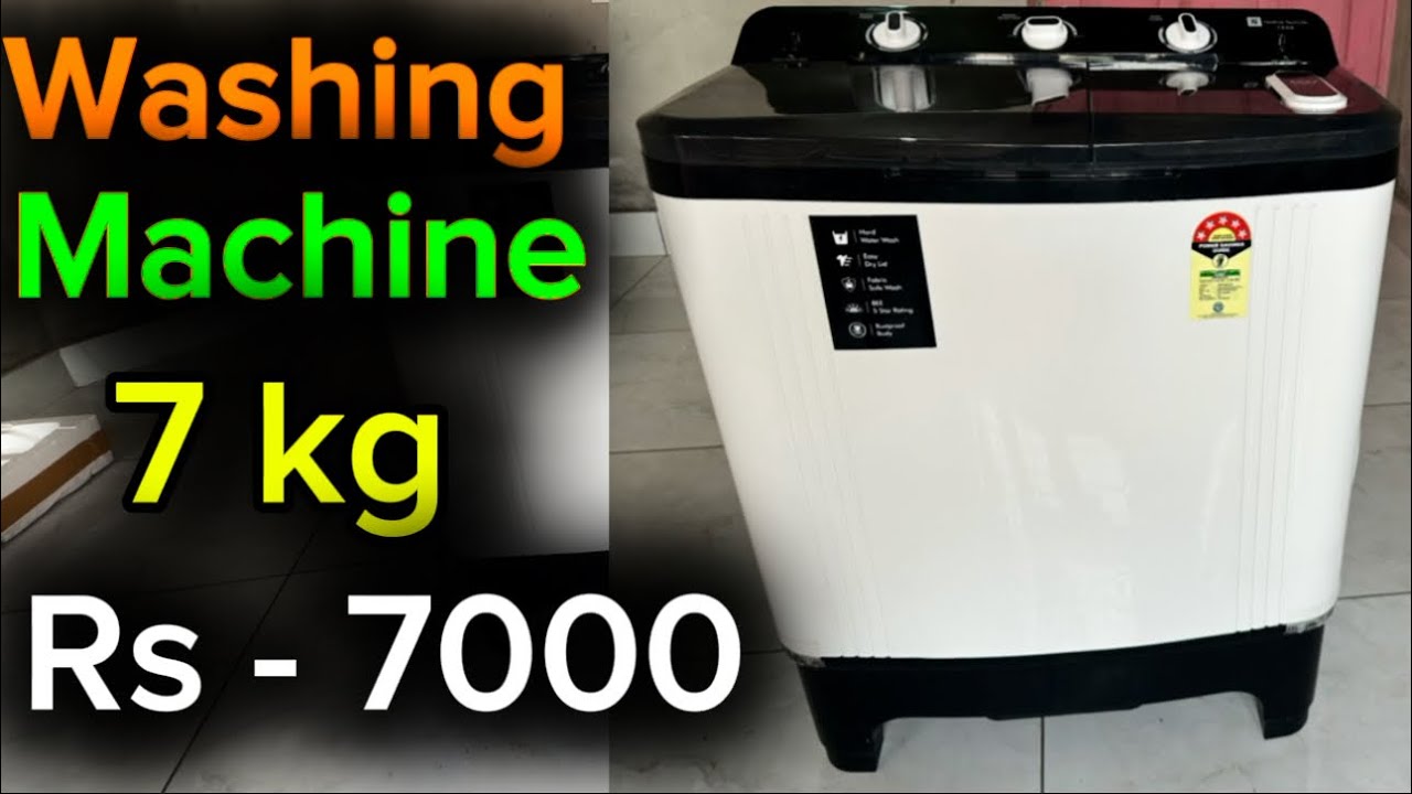 Realme TechLife 7 kg semi automatic washing machine | best budget ...