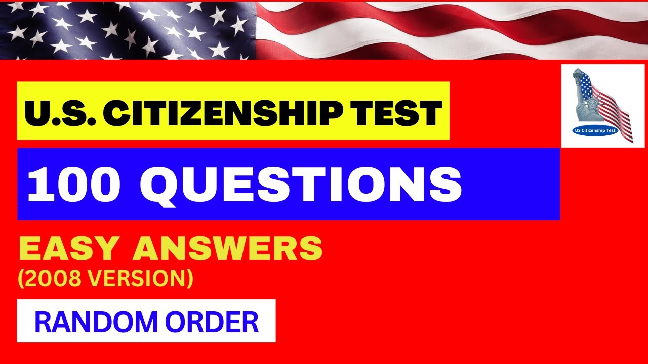 2022 USCIS Official 100 Civics Test Questions & Answers | US ...