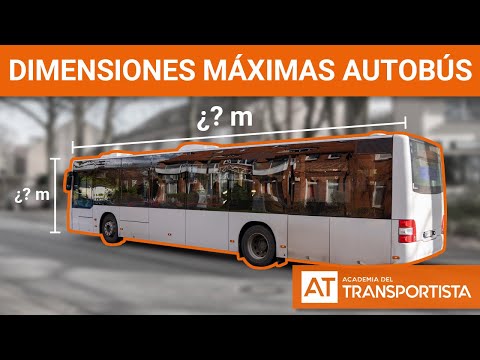 ¿CUÁNTO PUEDE MEDIR UN AUTOBÚS? | Dimensiones Máximas del autobús | AT