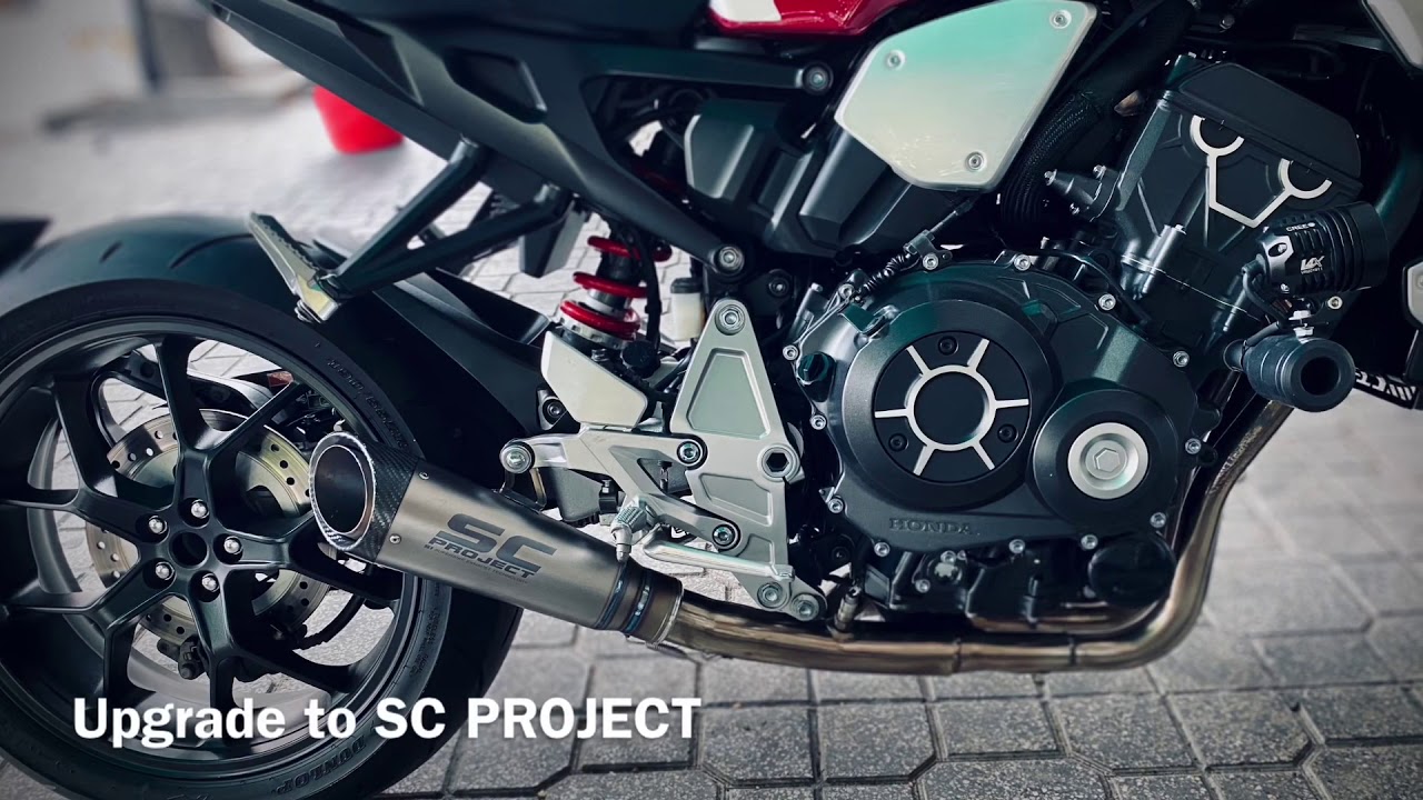 Honda CB1000R 2019 upgrade to SC PROJECT Exhaust (siusiu5445) - YouTube