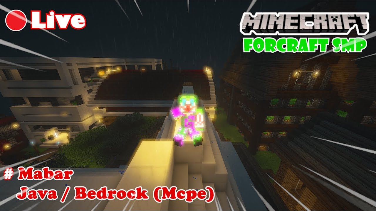 Minecraft Server Multiplayer !! Mabar Minecraft Java / Mcpe di Sini Server ForCraft SMP ...