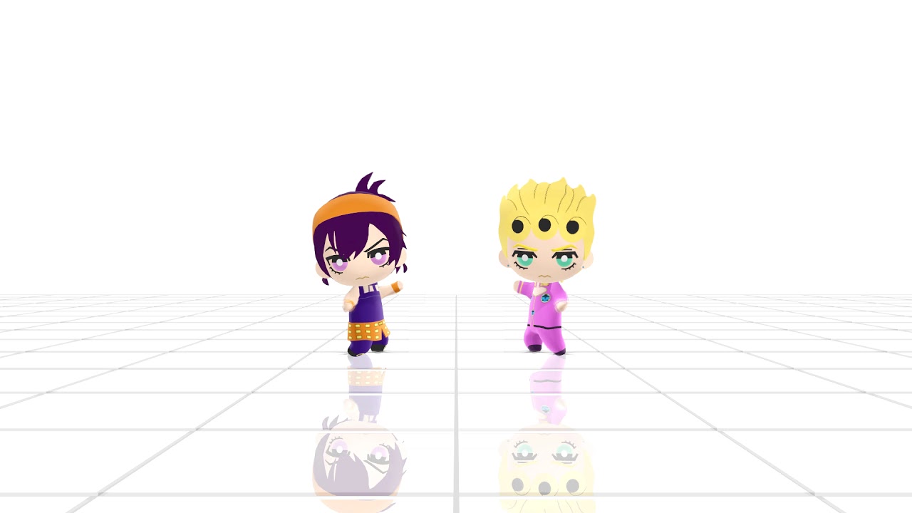 microorganisms narancia and giorno dance to promise (samfree) on ...