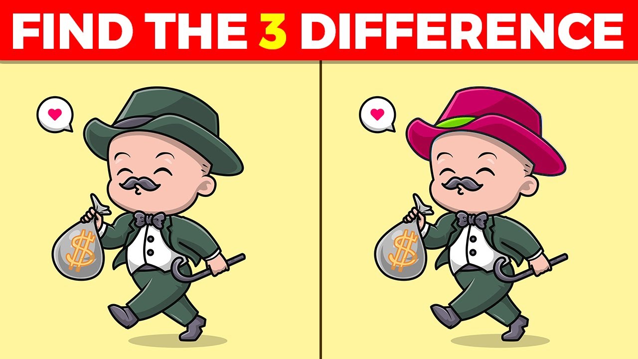 【Find the Differences】Let's train concentration and attention | #Ep84 ...