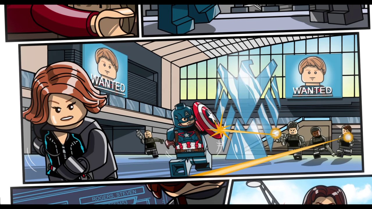 LEGO® MARVEL's Avengers Captain America,Brock Rumlow,Black Widow,Falcon ...