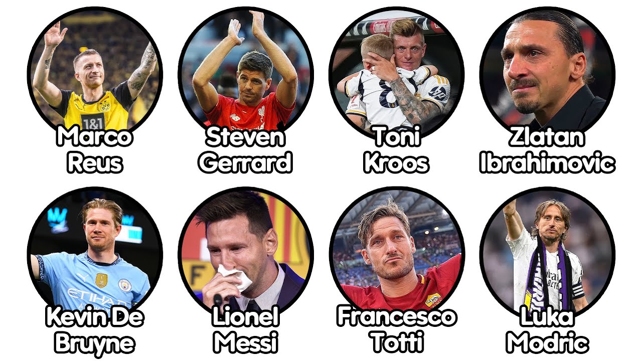 Every Emotional Football Farewell Explained - YouTube