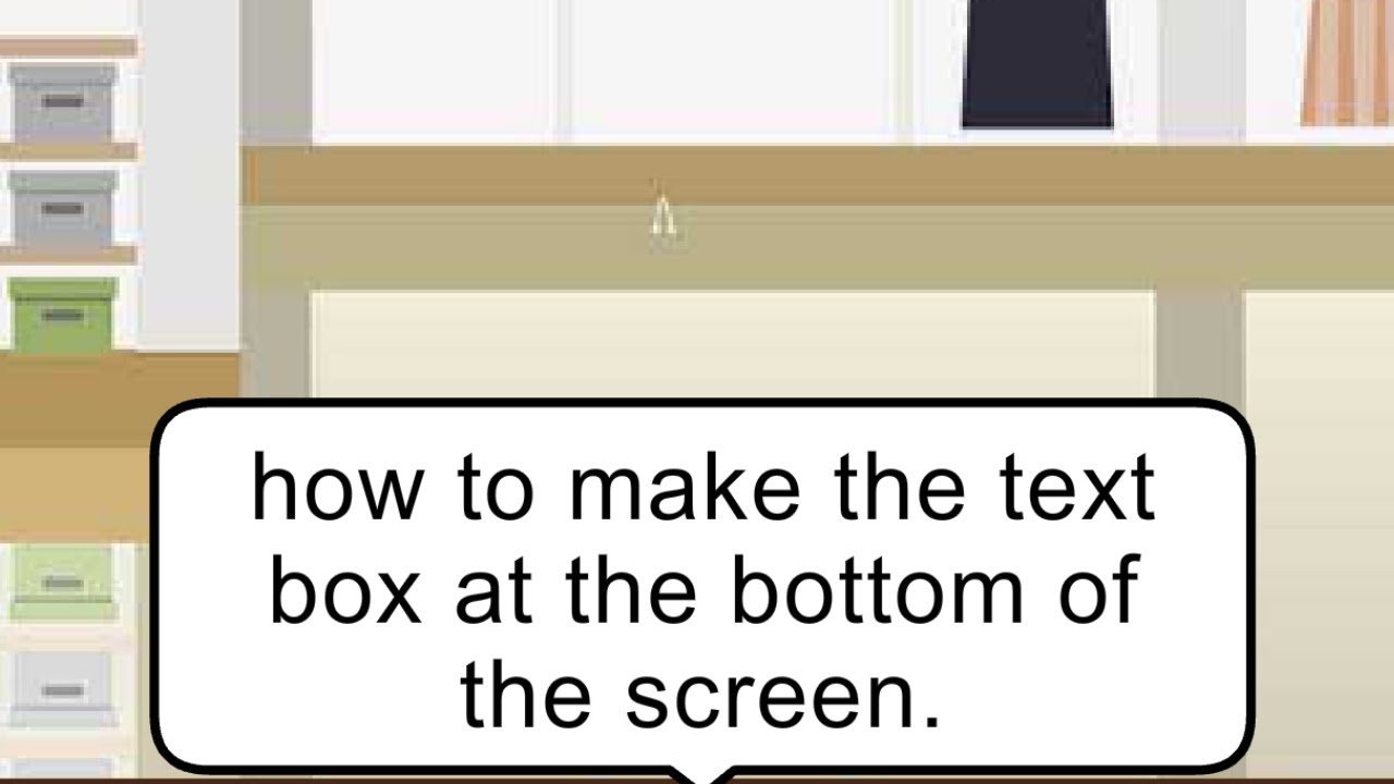 How to make the text box at the bottom of the screen // Gacha Tutorial ...