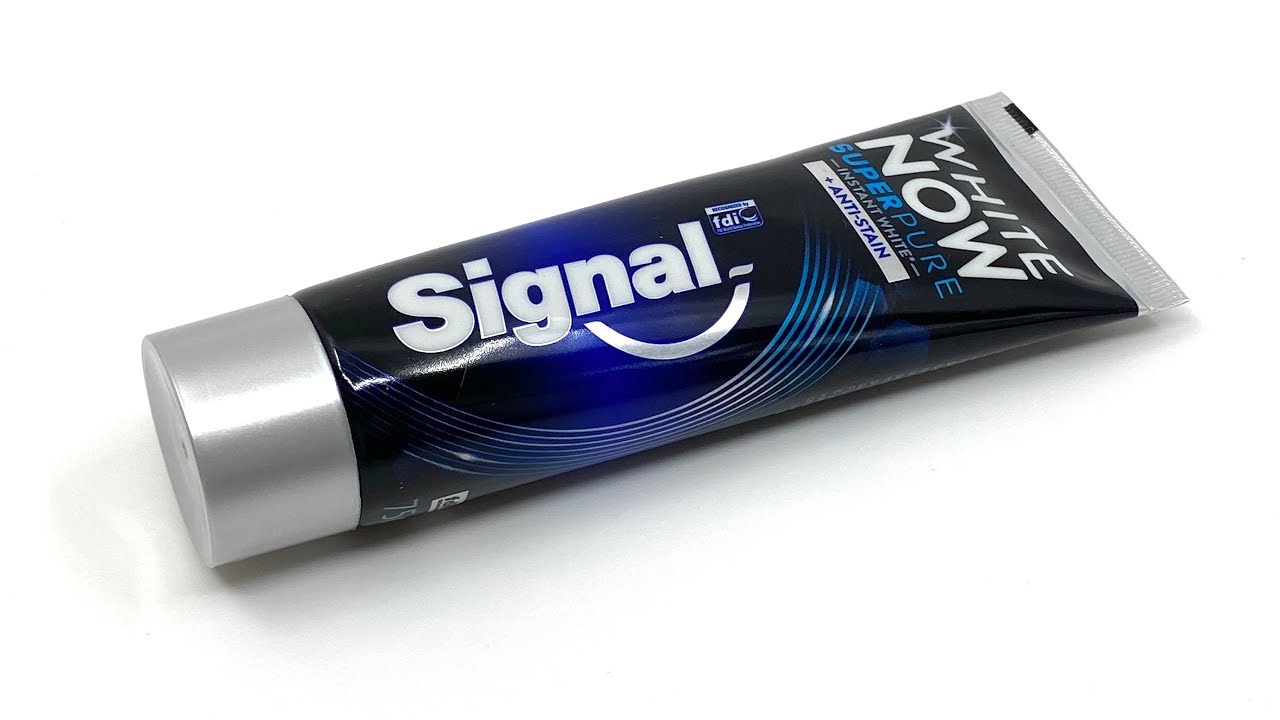 Signal White Now Super Pure Toothpaste 75g - YouTube