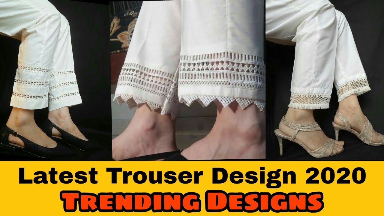 New trendy beautiful stylish latest trouser design 2020 || Designer ...