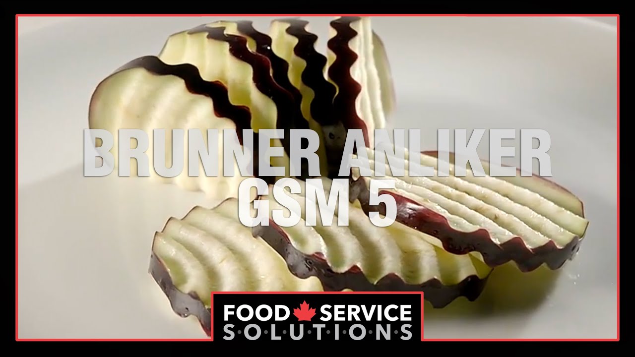 Vegetable Slicing Machine - Brunner Anliker GSM 5 (Overview) - YouTube