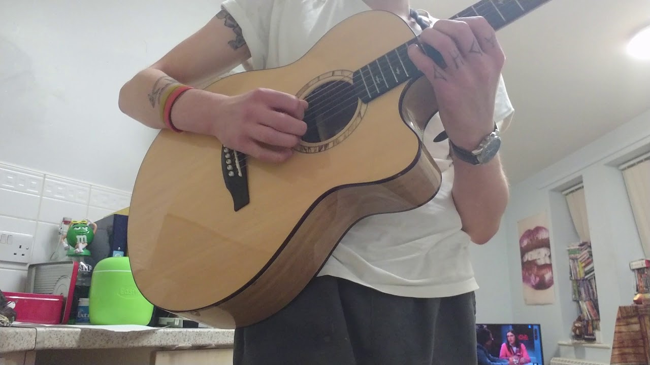 Spooky scale (superlocrian) guitar improv - YouTube