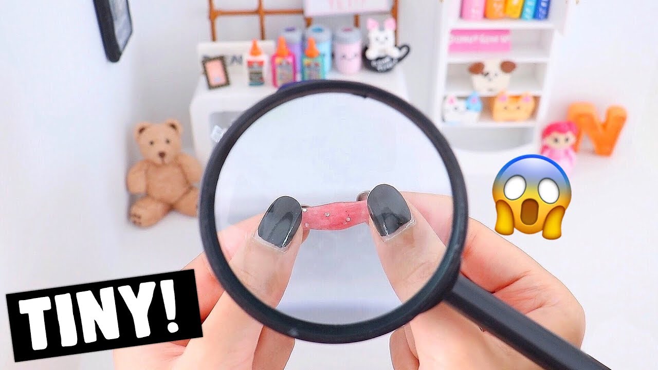 EXTREME MINIATURE SLIME UNDER A MICROSCOPE! World's Smallest Slime EVER ...