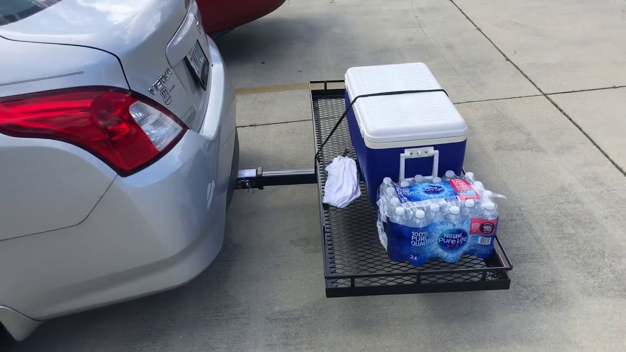 2015 Nissan Versa 1.6L Portador De enganche de Remolque - YouTube