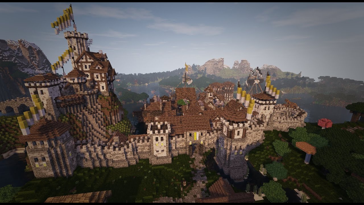 Let's Show Minecraft [033] Stadtmauer Ährenstein - YouTube