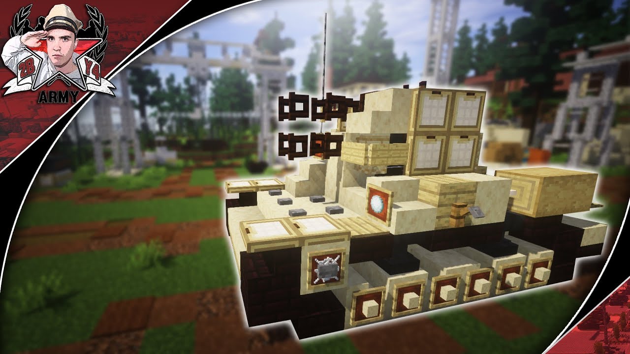 Minecraft: WW2 M42 | Self-Propelled Anti-Aircraft Gun Tutorial - YouTube