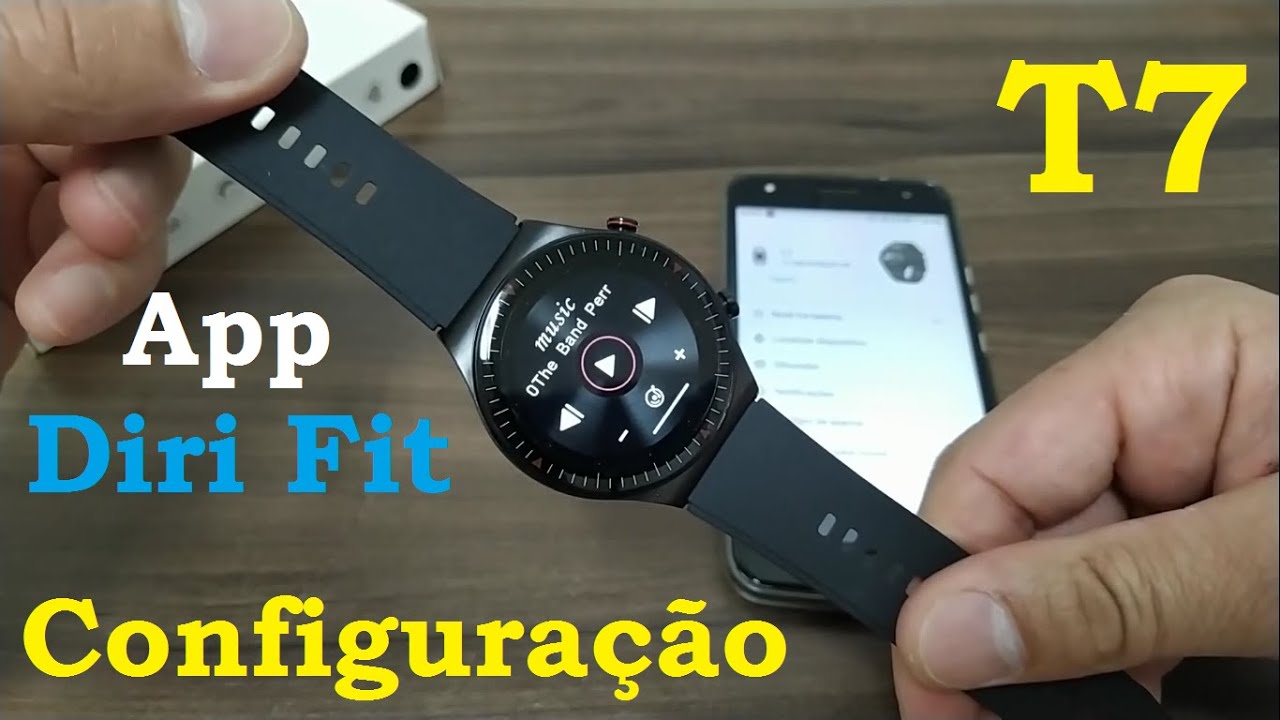 Como Configurar Smartwatch T7 no APP Diri Fit | Rápido e fácil! PT-BR ...