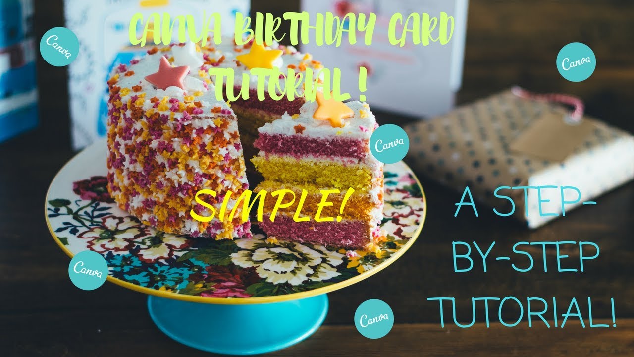 Canva Birthday Card Tutorial | Simply Graphics - YouTube