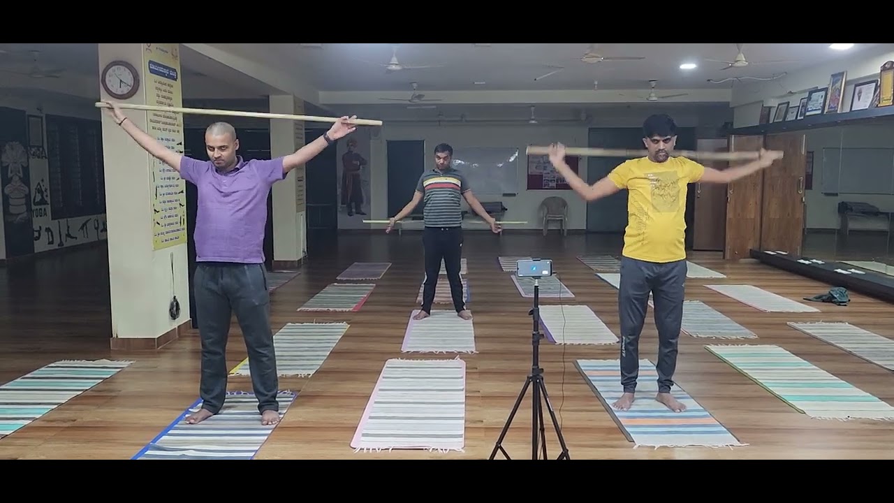 DANDA (STICK) YOGA # IMPROVES MOBILITY FLEXIBILITY @ SAMYAMA YOGA ...