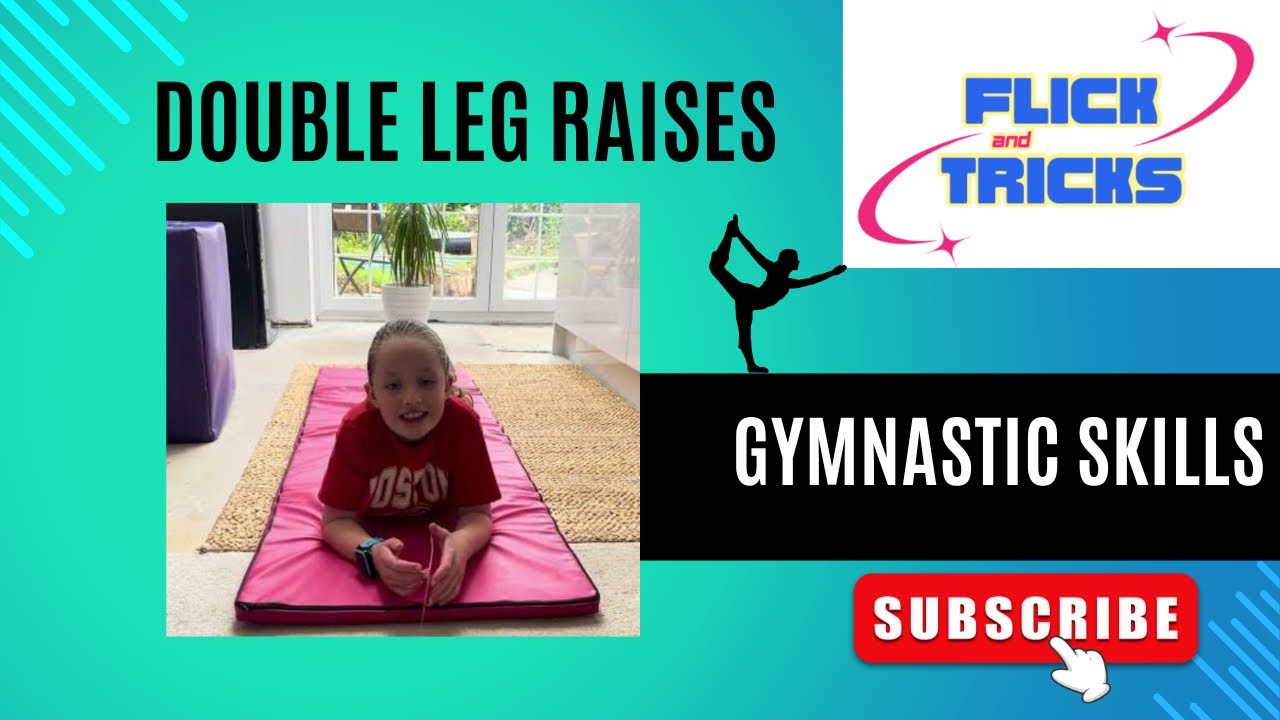 Gymnastics skills: How to do double leg raises - YouTube
