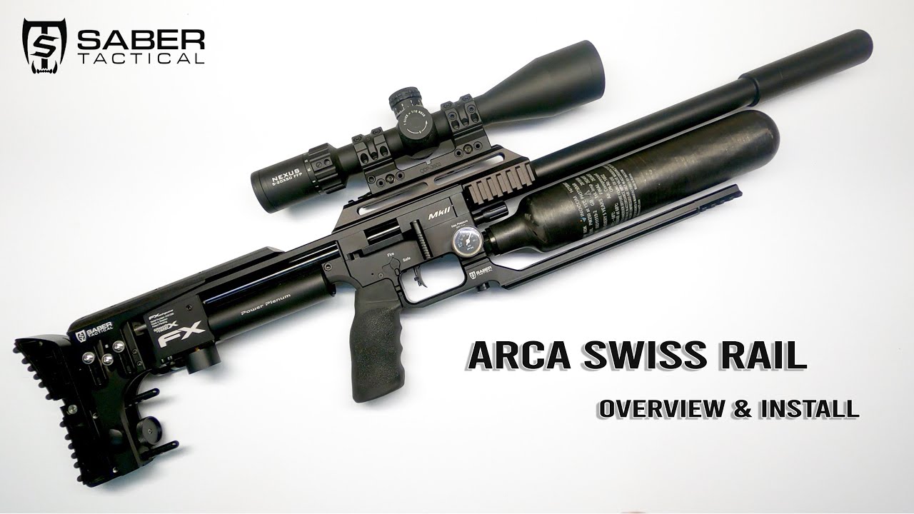 Saber Tactical Arca Swiss Rail Overview & install - YouTube
